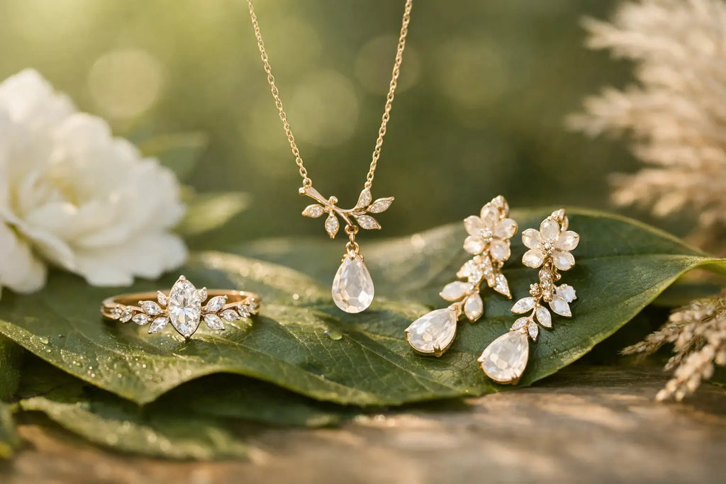 Nature Inspired Bridal Jewelry That Feels Personal